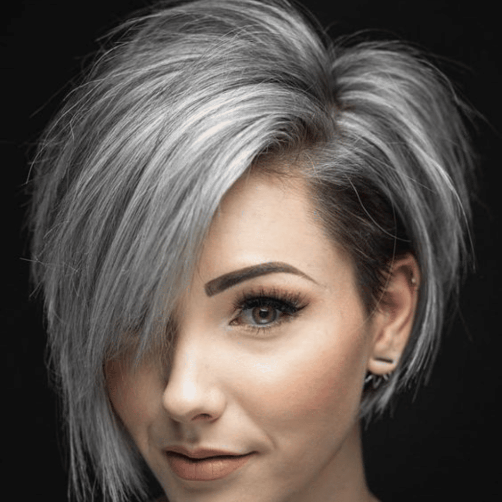 20 Gray Hairstyles You Have To Try Now for women | Short Hair Models